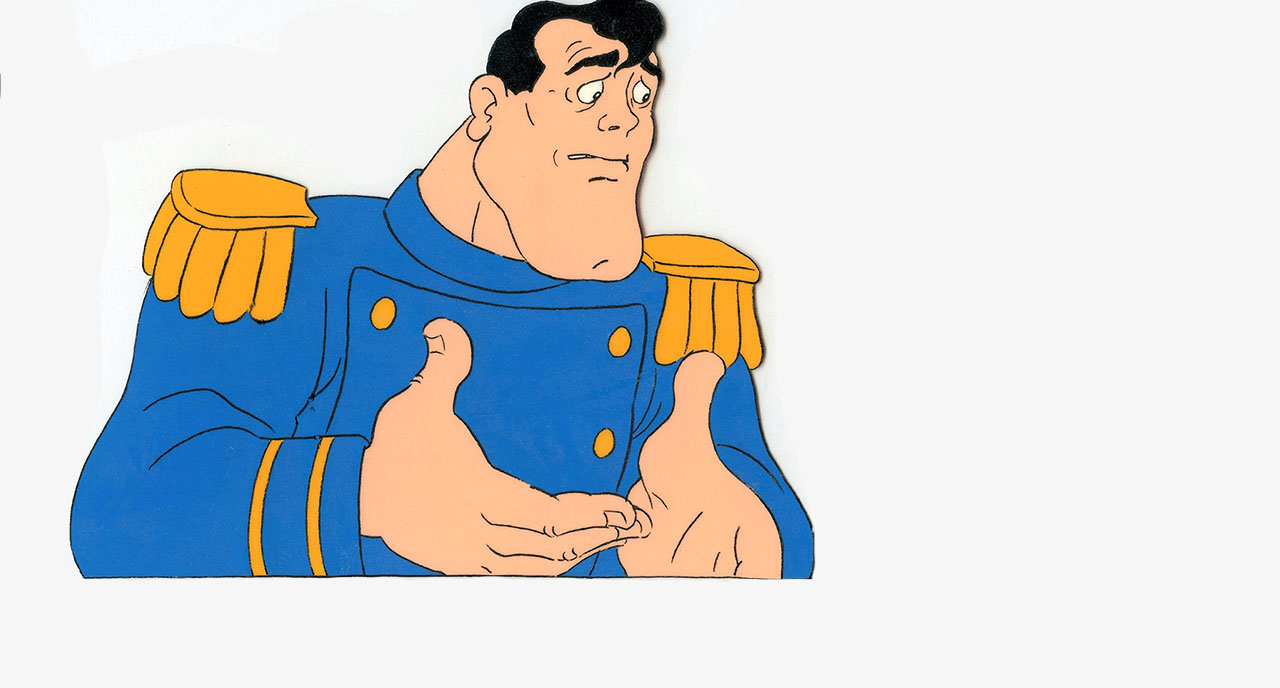 Heavy Metal, Original Production Cell – Captain Sternn(1981) – EHT Comics